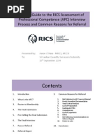 RICS APC Case Study Guide | PDF