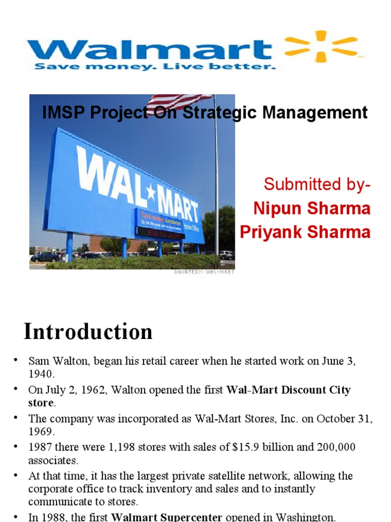 Walmart Global expansion strategy presentation | Walmart | Retail