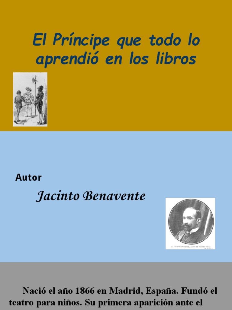 El Príncipe Que Todo Lo Aprendió en Los Libros | PDF