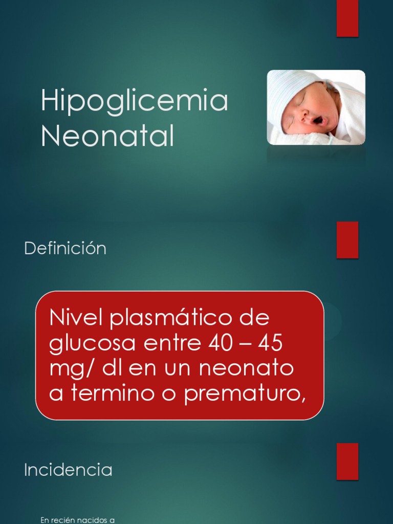 Hipoglicemia Neonatal | PDF | Hipoglucemia | Glucógeno