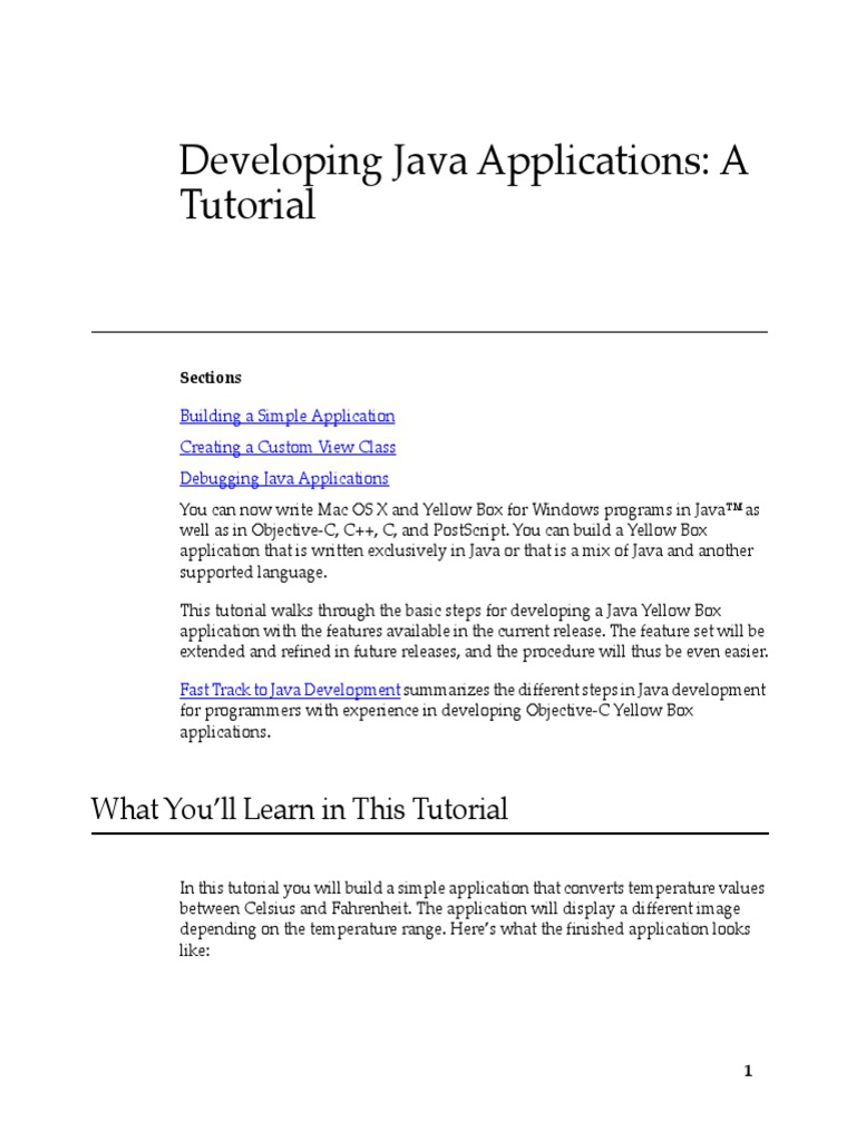 Java Tutorial | PDF | Class (Computer Programming) | Inheritance ...