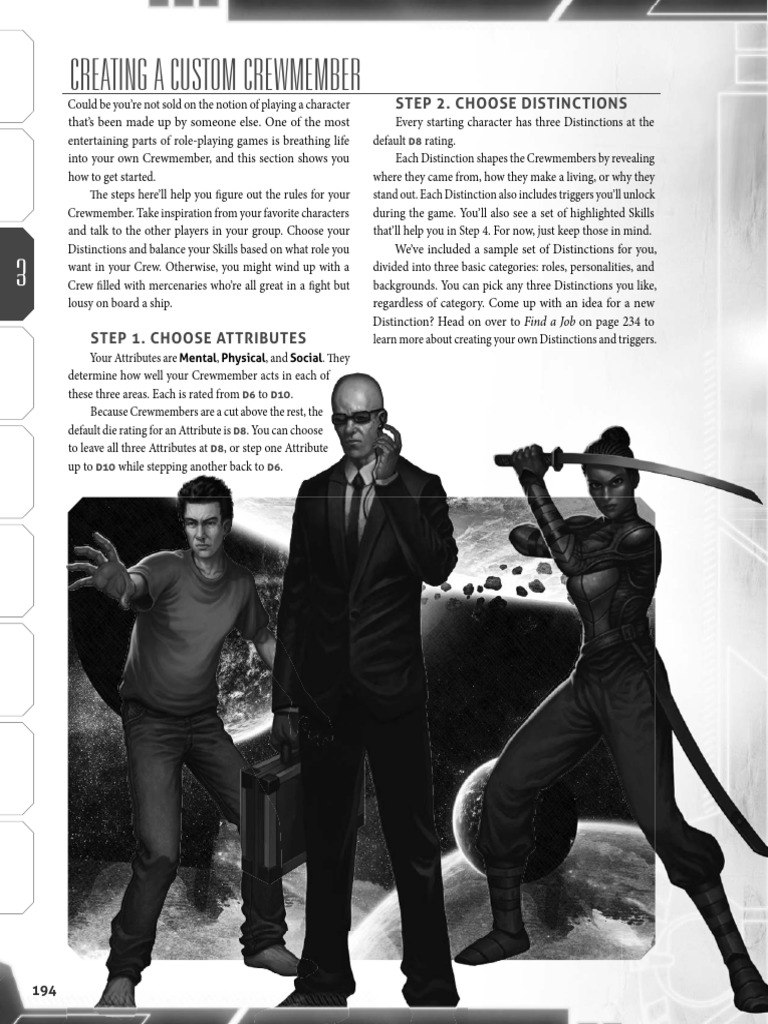 Firefly Role-Playing Game Corebook CharacterCreation | PDF | Role ...