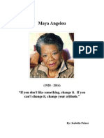 Maya Angelou Life Quiz | PDF | Maya Angelou