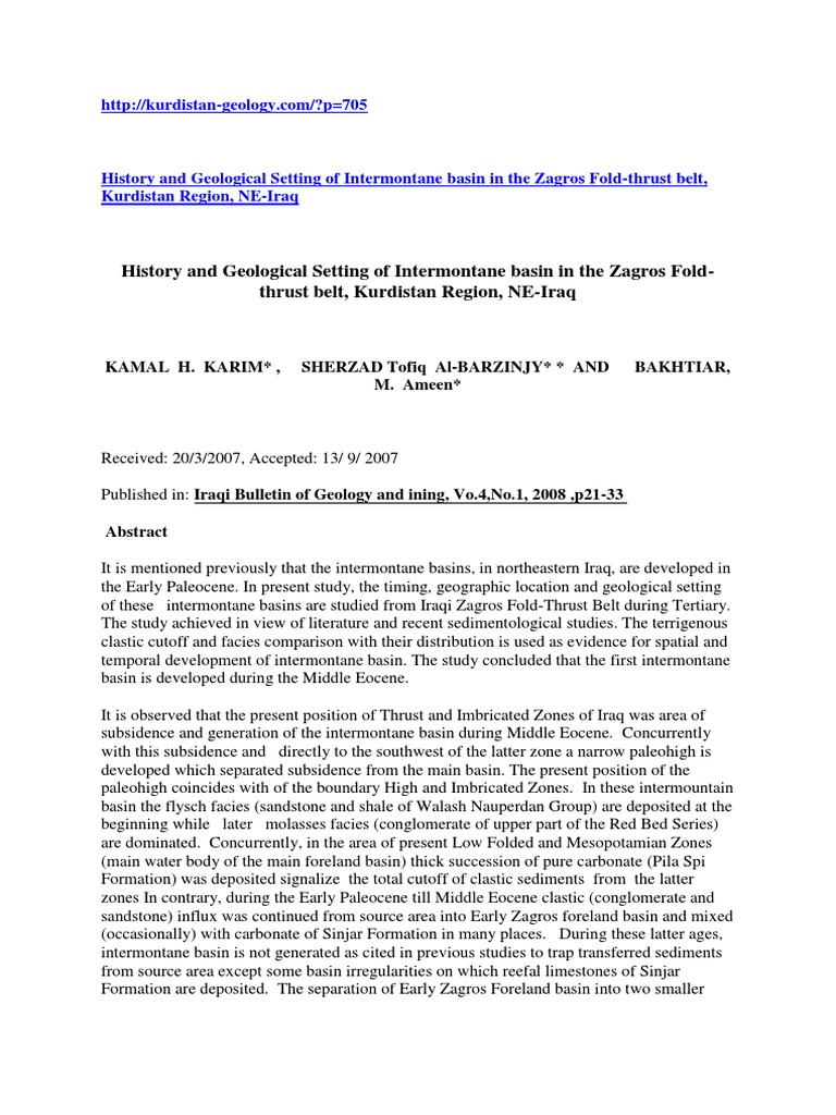 Intermontane Basin | PDF | Geomorphology | Geology