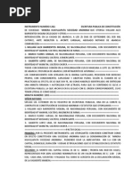 Minuta de Constitución Empresa Transporte | PDF | Business | Justicia