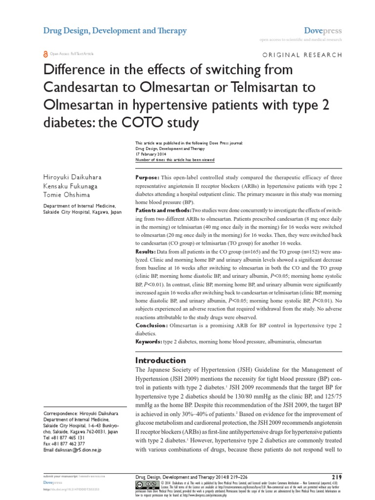 Coto Study | PDF | Renal Function | Hypertension