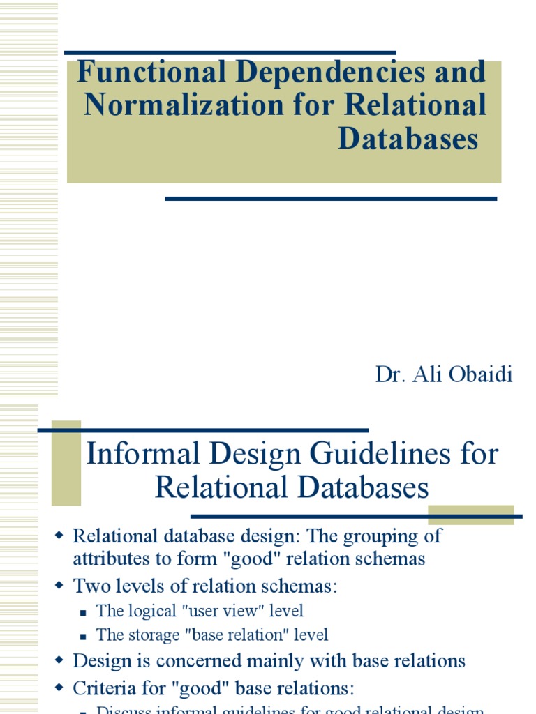 Unit-III Part - I | PDF | Relational Database | Relational Model