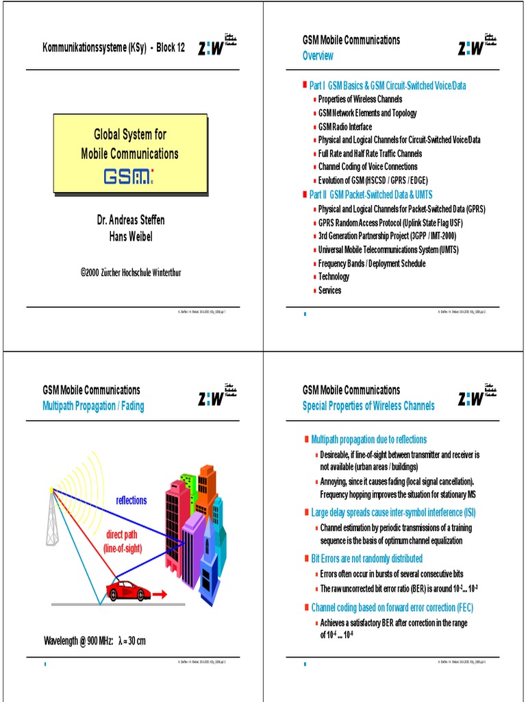 Concept of GSM | PDF | General Packet Radio Service | Channel Access Method