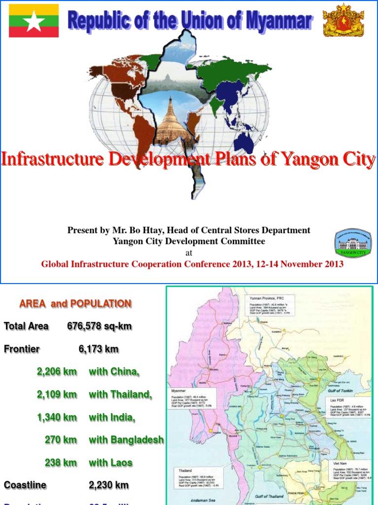 Infrastructure Development Plans of Yangon City | PDF | Traffic | Waste ...