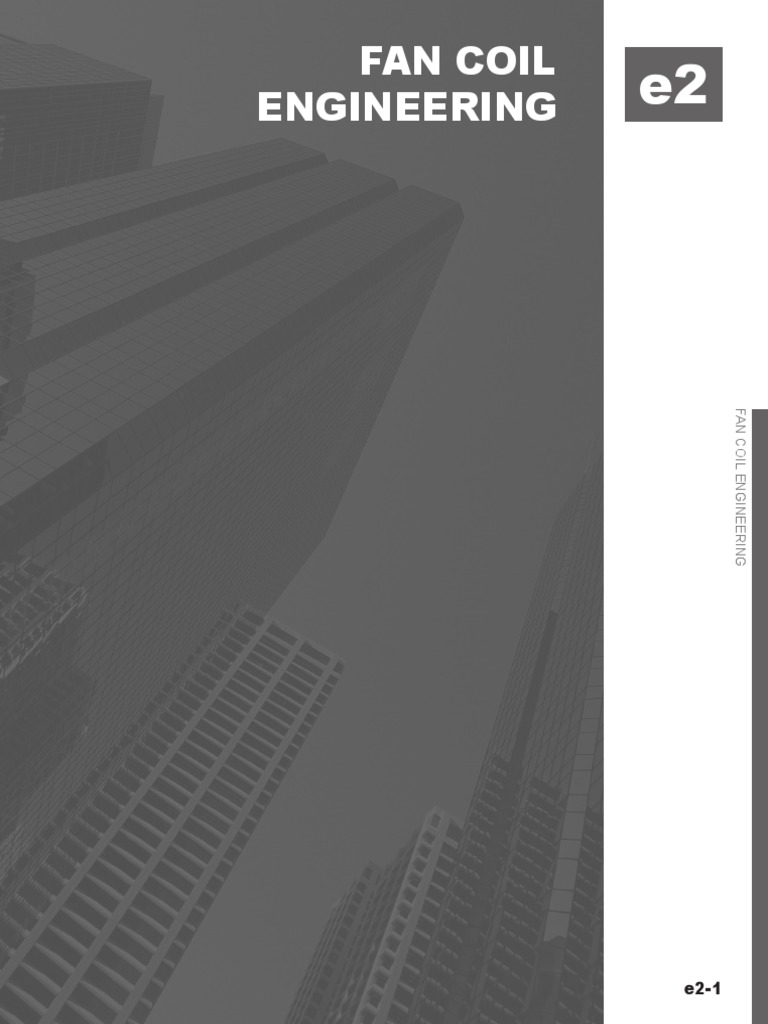 Krueger Fan Coil Engineering | PDF | Heat Transfer | Hvac