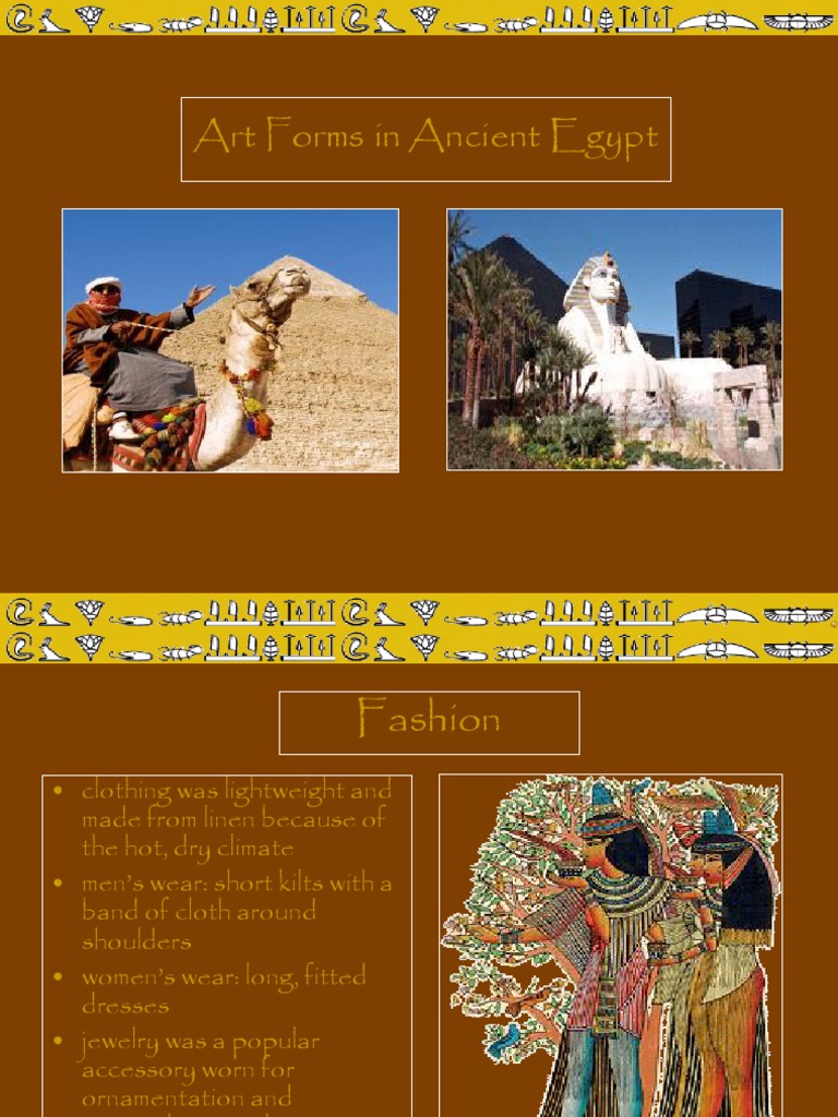 Egyptian Art Forms and Frontalism | PDF | Ancient Egypt | Sculpture