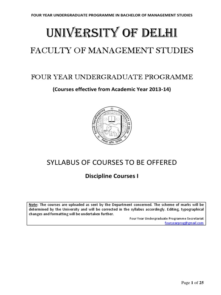 Bms Syllabus | PDF | Financial Markets | Monopoly