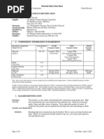 GAS Testing Form - Sample | PDF | Materials | Gases