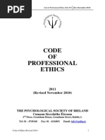 BPS Code of Ethics and Conduct | PDF | Career & Growth