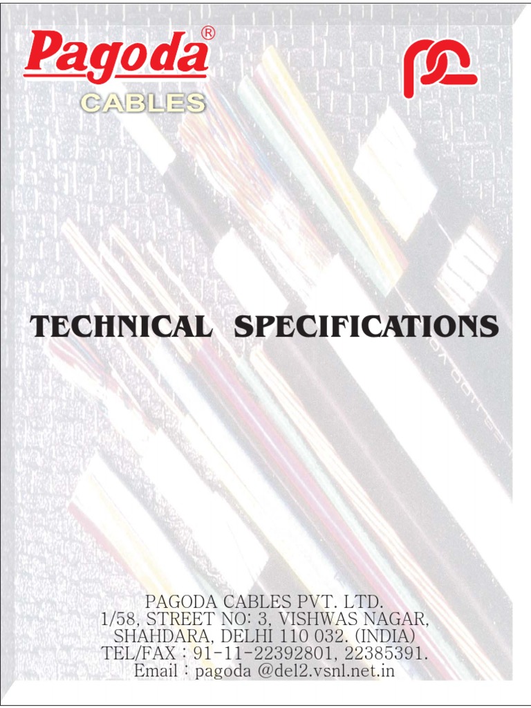 Technical 694 Cable - 1 | PDF | Electrical Conductor | Insulator ...