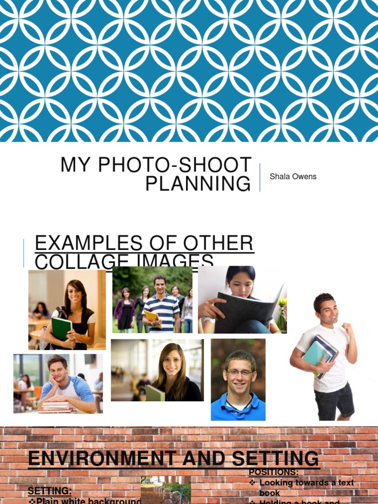 Photo Shoot Planning for Collage Students | PDF | Art