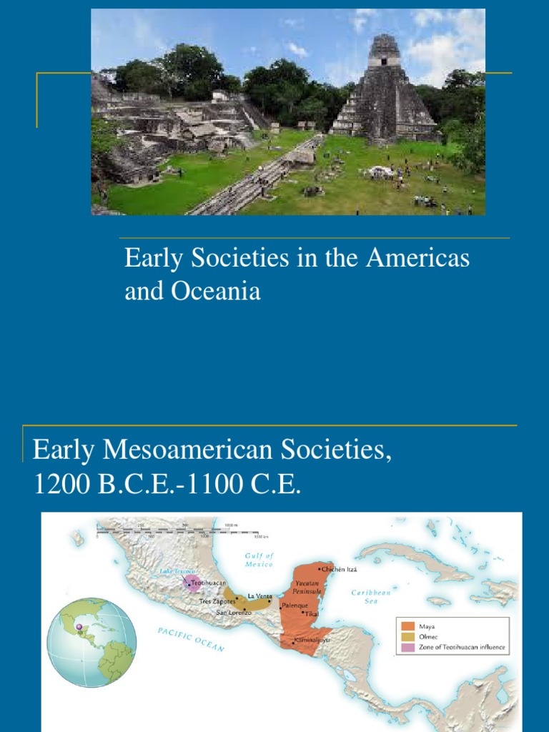 Mesoamerican and Oceanic Societies | PDF | Maya Civilization | Mesoamerica
