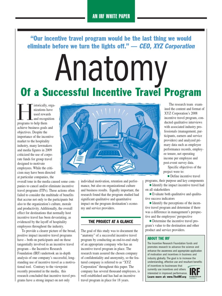 Anatomy of Successful Incentive Travel | PDF | Incentive | Motivation