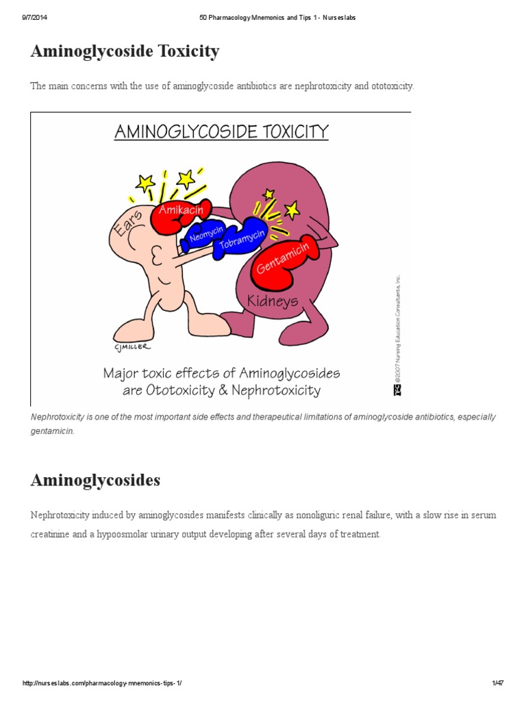 50 Pharmacology Mnemonics | PDF | Chemotherapy | Medical Treatments