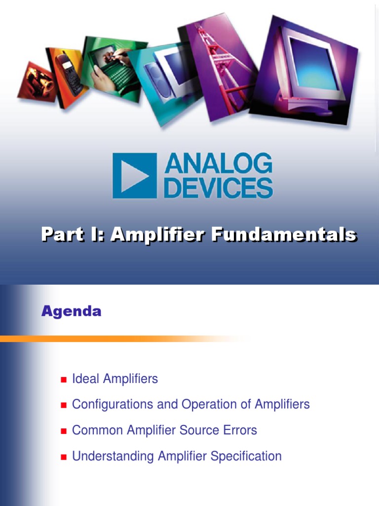 Part I: Amplifier Fundamentals | PDF | Amplifier | Operational Amplifier