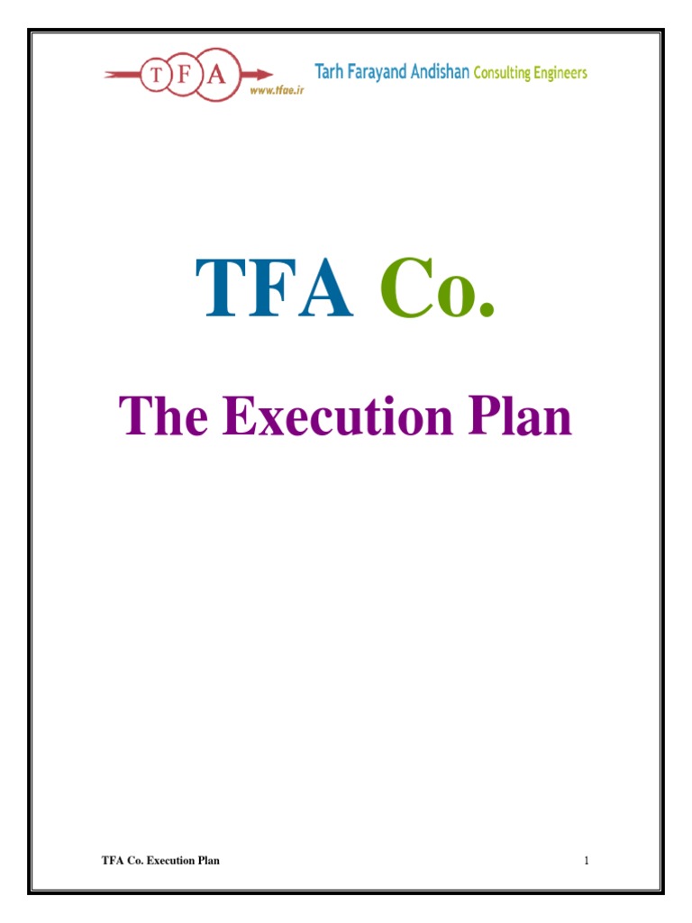 Execution Plan | PDF