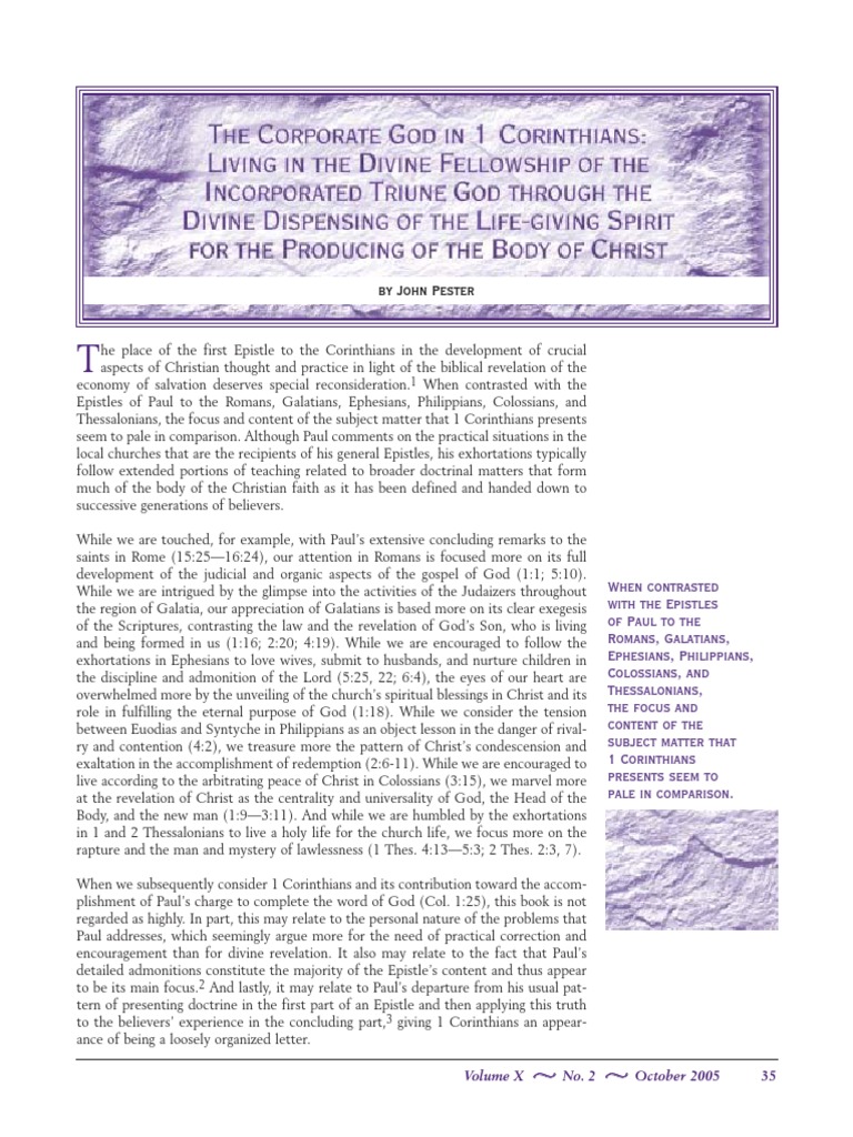 By John Pester: No. 2 October 2005 | Download Free PDF | God The Father ...