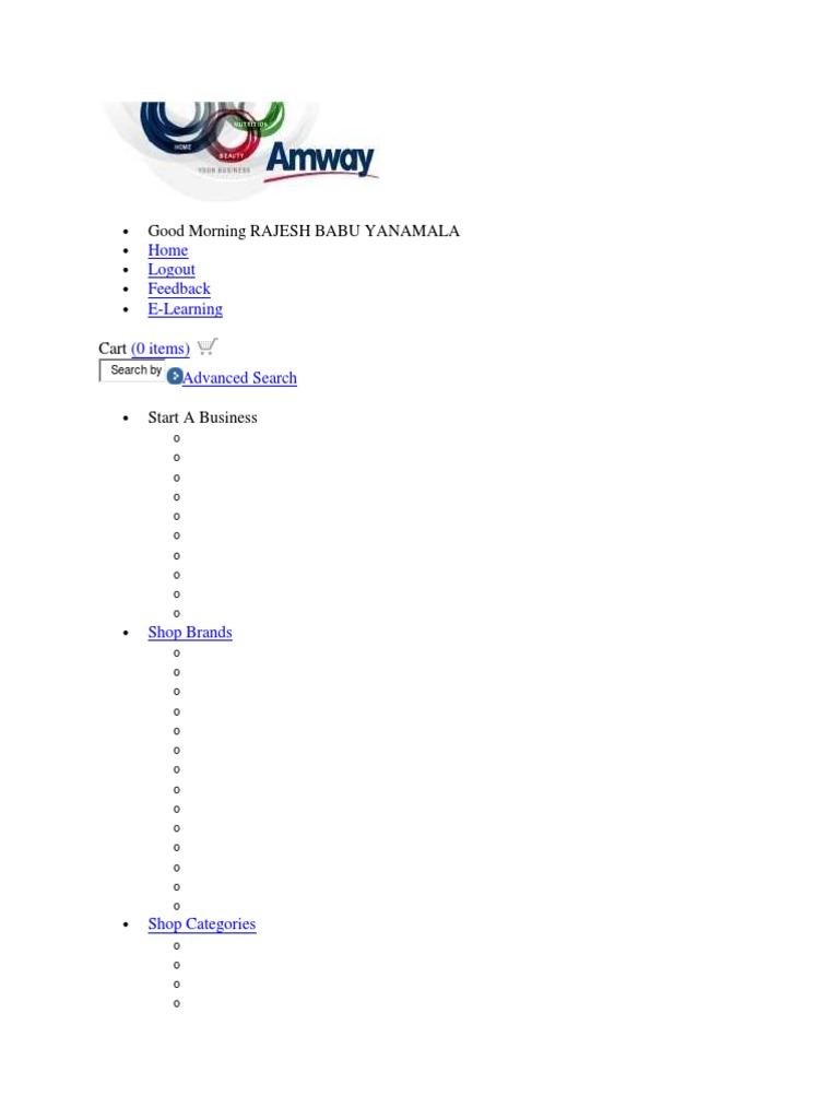 Amway Process | PDF | Business | Wellness