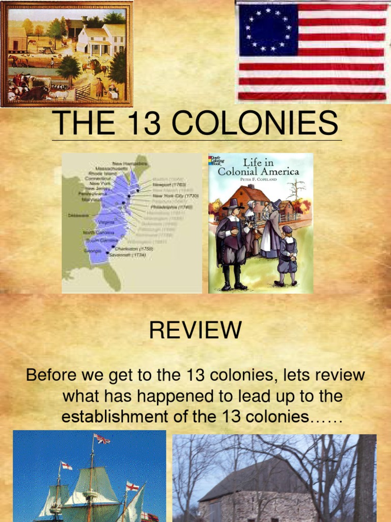 The 13 Colonies | PDF | Thirteen Colonies | New England