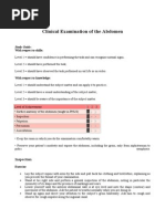 Clinical Examination of The Abdomen | PDF | Abdomen | Pulse