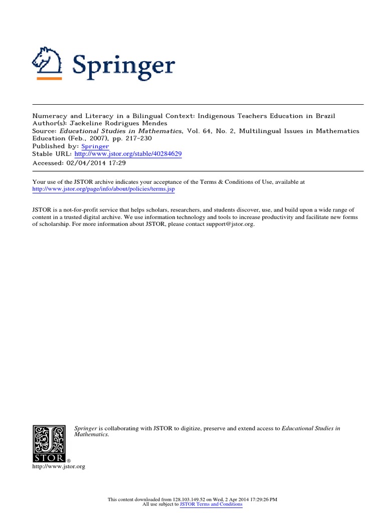 Springer | Download Free PDF | Literacy | Multilingualism