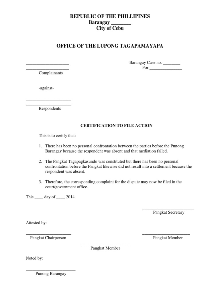 Certificate To File Action Option 3 | PDF