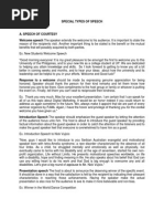 3199 Welcome Speech Example | PDF