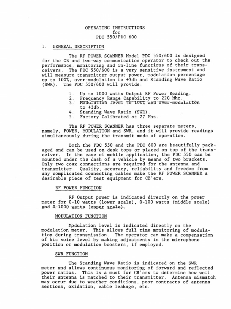 Para Dynamics PDC 550 600 Om | PDF