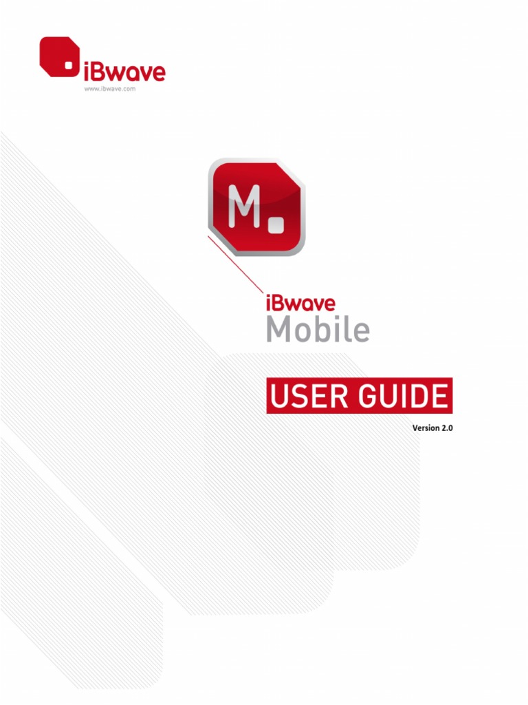 IBwave Mobile User Guide | PDF | Icon (Computing) | Mobile Device