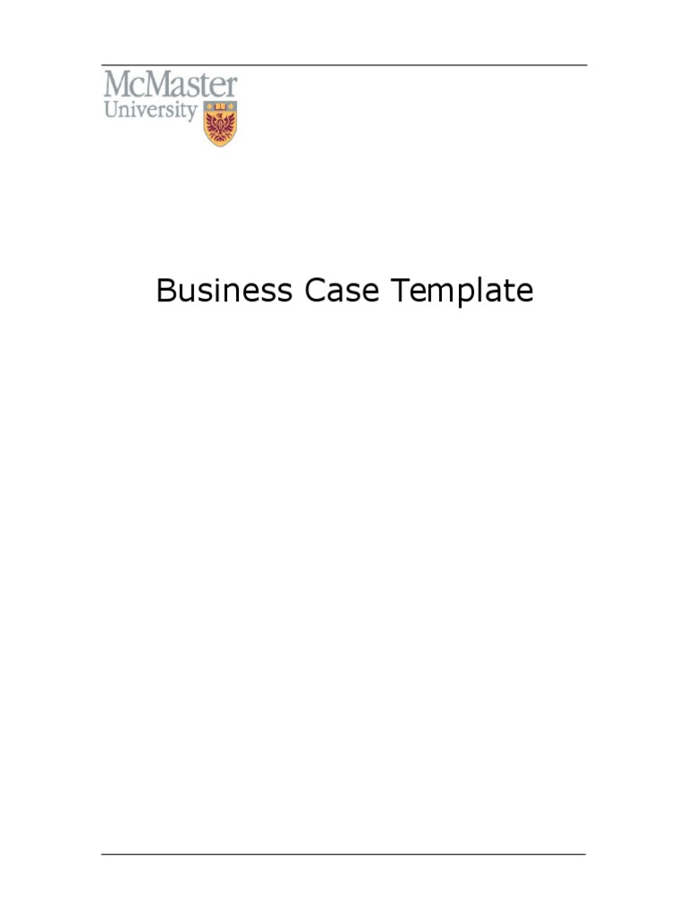 Case Template 2012 | PDF | Net Present Value | Internal Rate Of Return