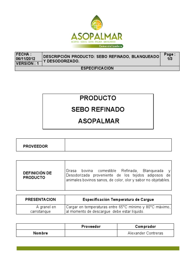 Ficha Tecnica Sebo RBD 091112 | PDF