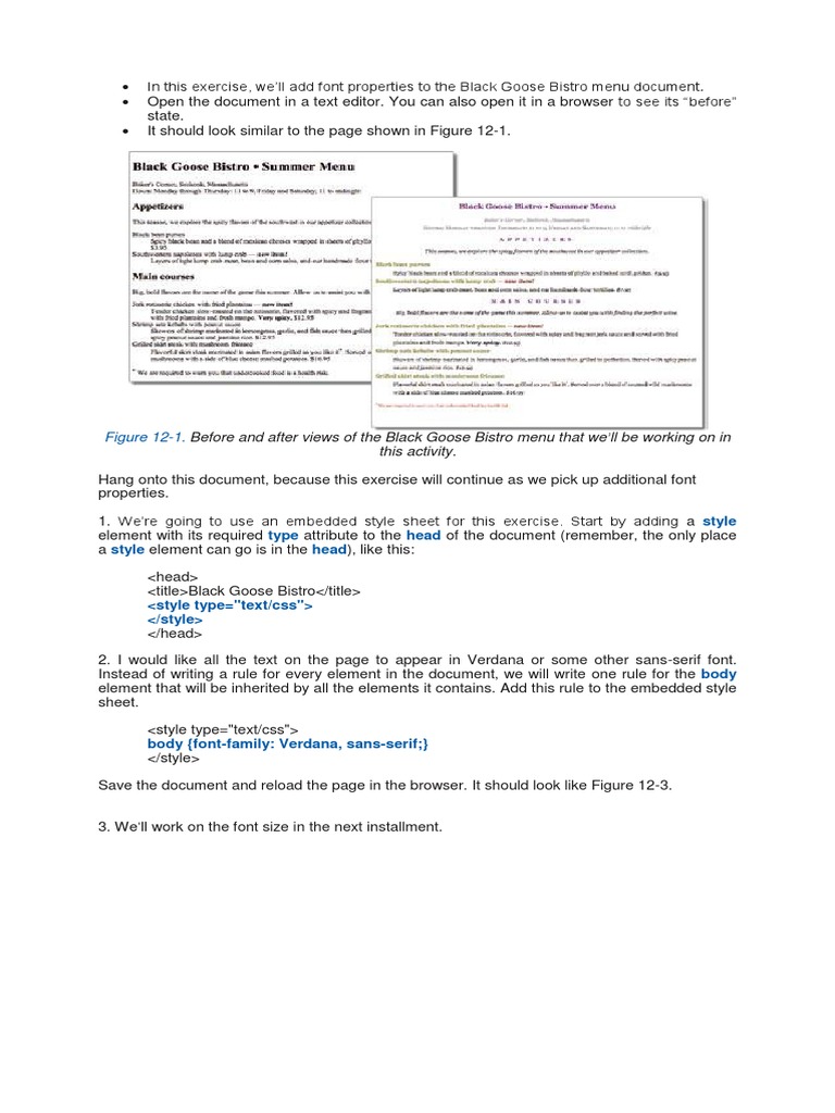 1 - Lab Activity On CSS | PDF | Cascading Style Sheets | Typefaces