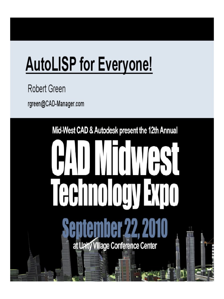Autolisp For Everyone Pdf Computer Programming Areas Of Computer Science 