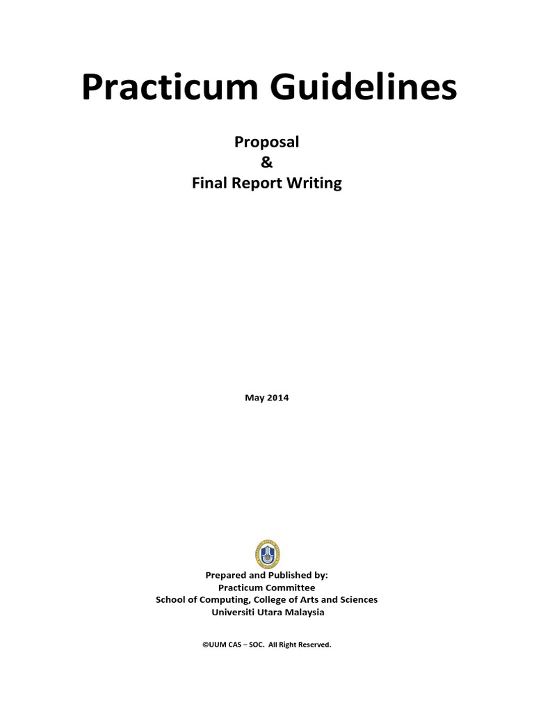 Practicum Guidelines 2014 | PDF | Web Application | Citation