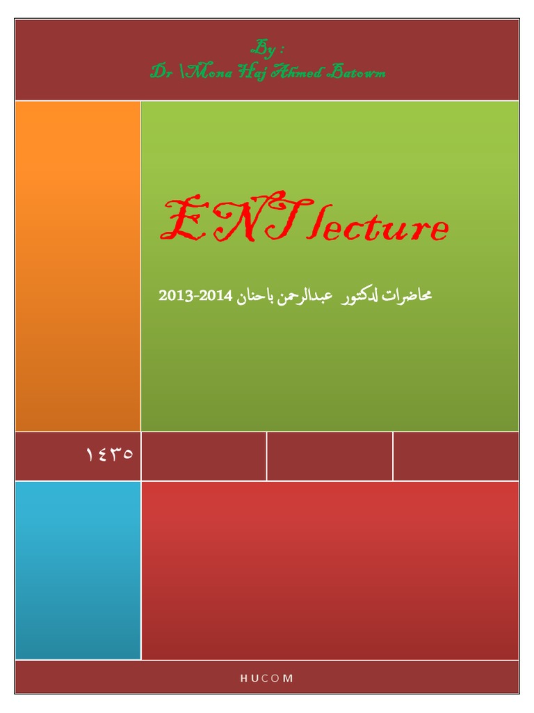 ENT Lecture | PDF | Larynx | Respiratory Diseases