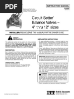 Circuit Setter Sizing - Rev.8/14: He Following Chart Is Recommended For ...