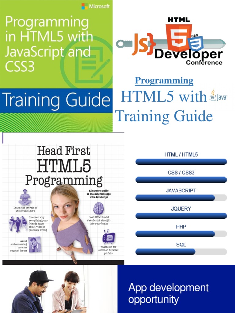 Programming in HTML5 With JavaScript and CSS3 Specialist | PDF ...