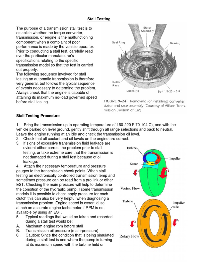 Stall | PDF | Transmission (Mechanics) | Stall (Fluid Mechanics)