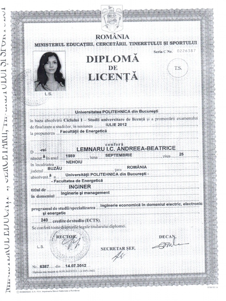 Scan Diploma Licenta | PDF