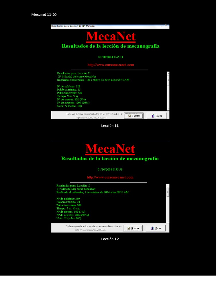 Mecanet 11-20 | PDF