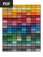 Conversion Munsell vers RAL Codes | PDF