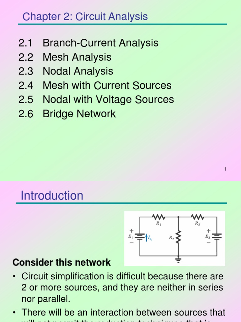 Chap 2 - Circuit Analysis | PDF