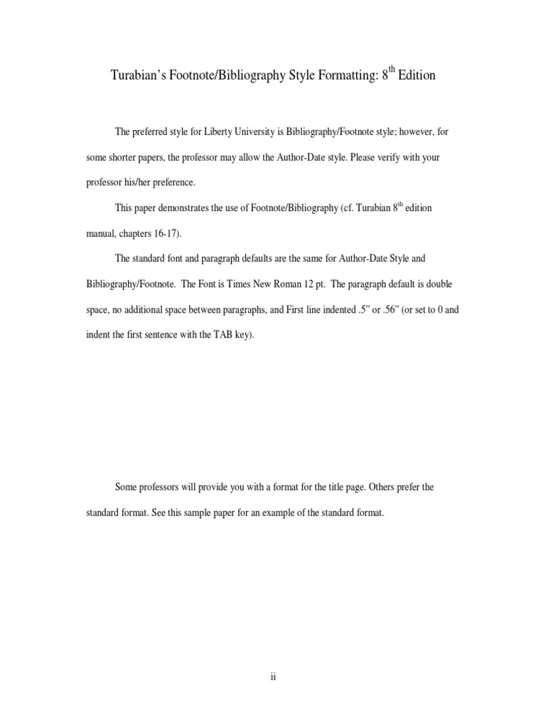 Turabian 8th Edition Formatting Guide | PDF | A Manual For Writers Of ...