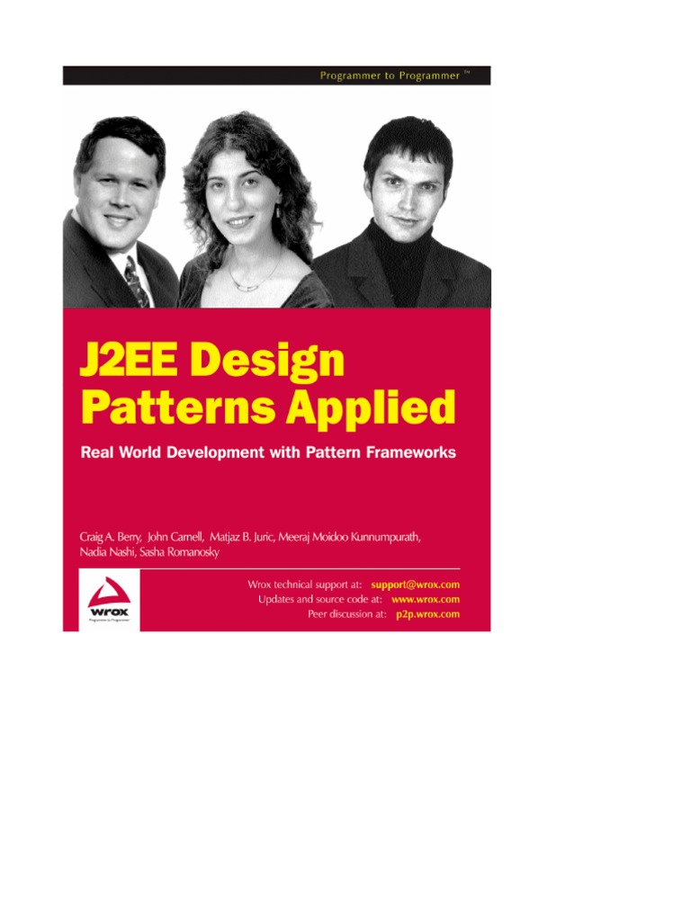 J2EE Design Patterns Applied | PDF | Enterprise Java Beans | User ...