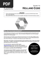 List of Occupations Based On Holland Codes | PDF
